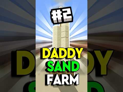 ULTIMATE Sand Farm In Minecraft Bedrock & MCPE 1.21!