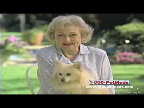 1800PetMeds featuring Betty White commercial circa 2007