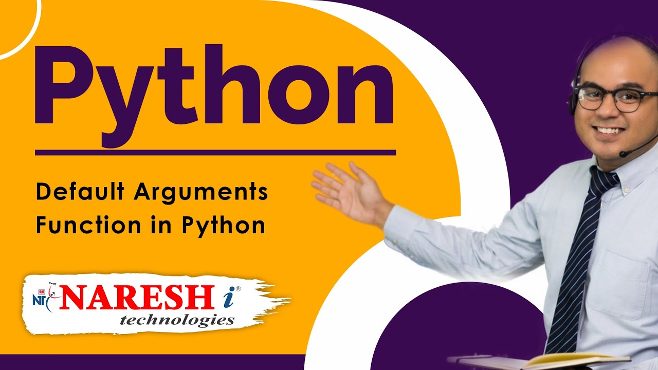 Default Arguments Function in Python | Python Tutorial for Beginners | Naresh IT