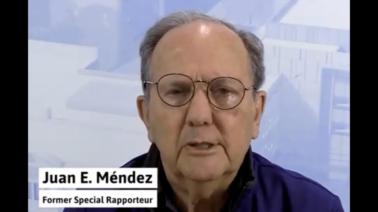 Juan E. Méndez, former UN Special Rapporteur on Torture (2010-2016)