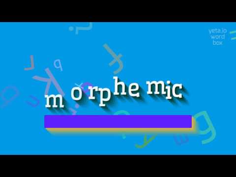 Wie sagt man Morphem? #morphämisch (HOW TO SAY MORPHEMIC? #morphemic)