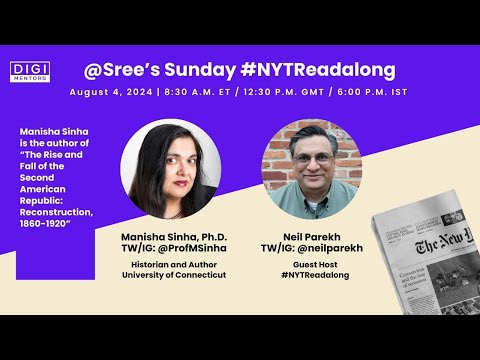 NYTReadalong | Manisha Sinha, Ph.D. (Historian and Author)