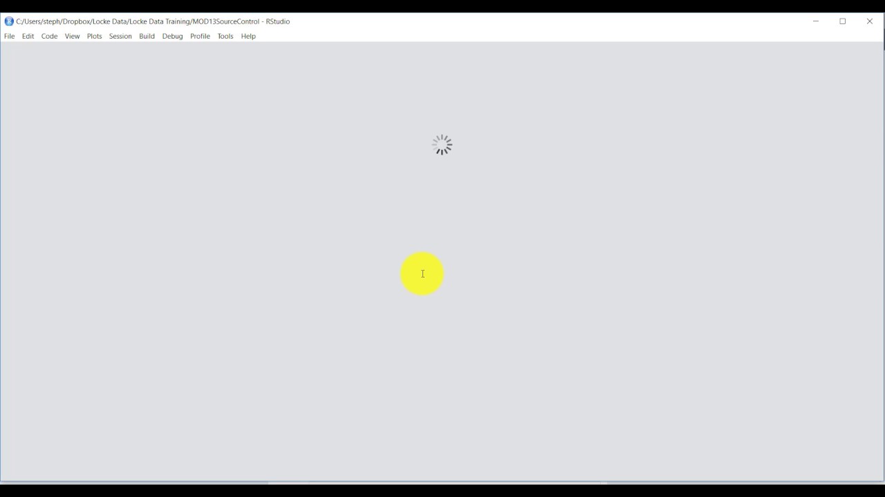 Add git source control to an existing R project