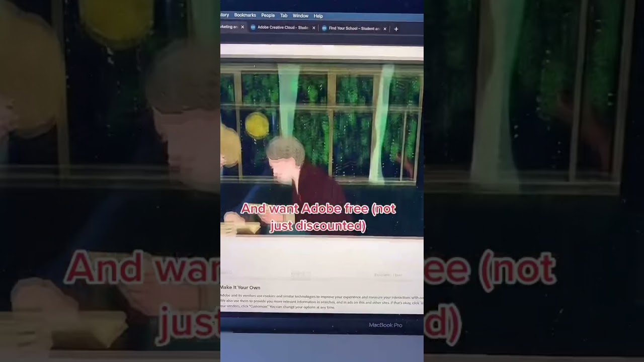 HOW TO GET ADOBE FOR FREE 💰💸 #shorts #studenthacks