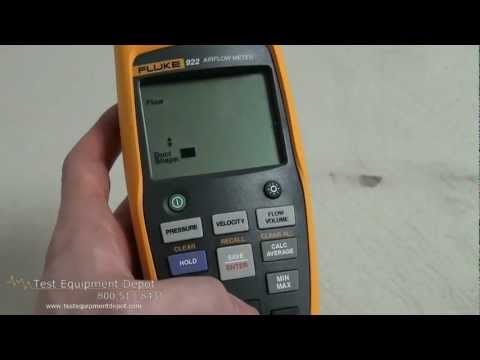Fluke 922 Airflow Meter/Micromanometer