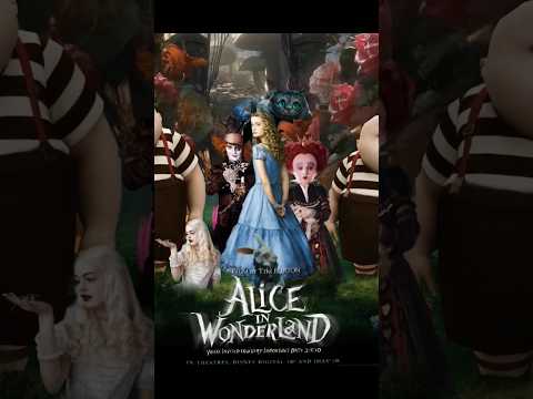 Behind the making of the film Alice in Wonderland #movie #behindthescenes