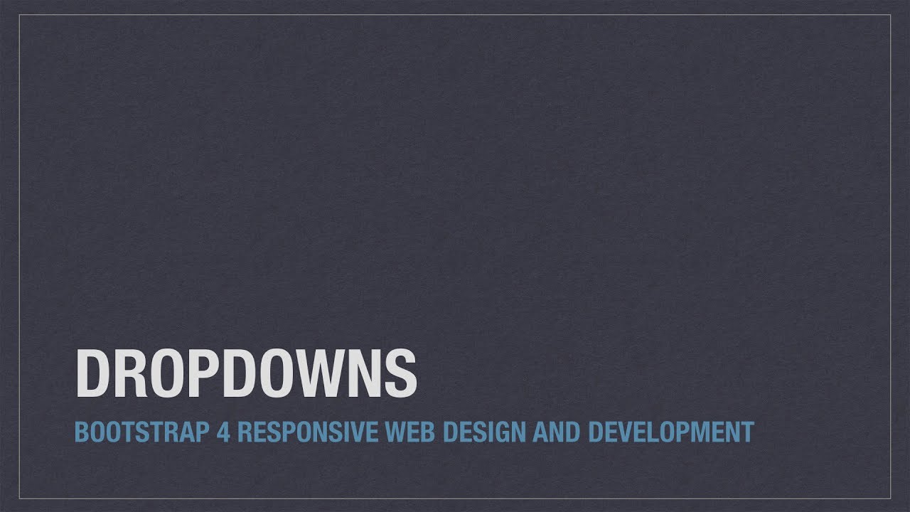 Bootstrap 4 (Alpha 6) components: Dropdowns