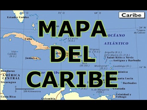MAPA DEL CARIBE