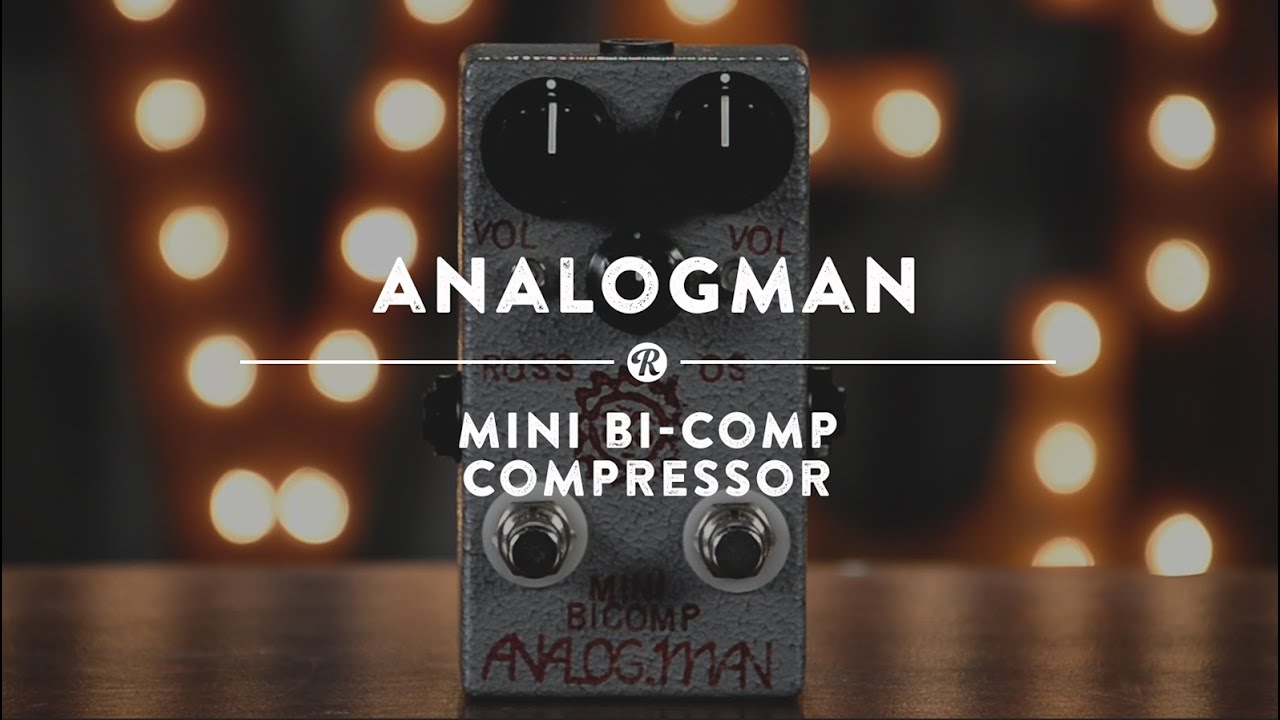 Analogman Mini Bi-Comp компрессор для гитары купить в Москве в интернет ...