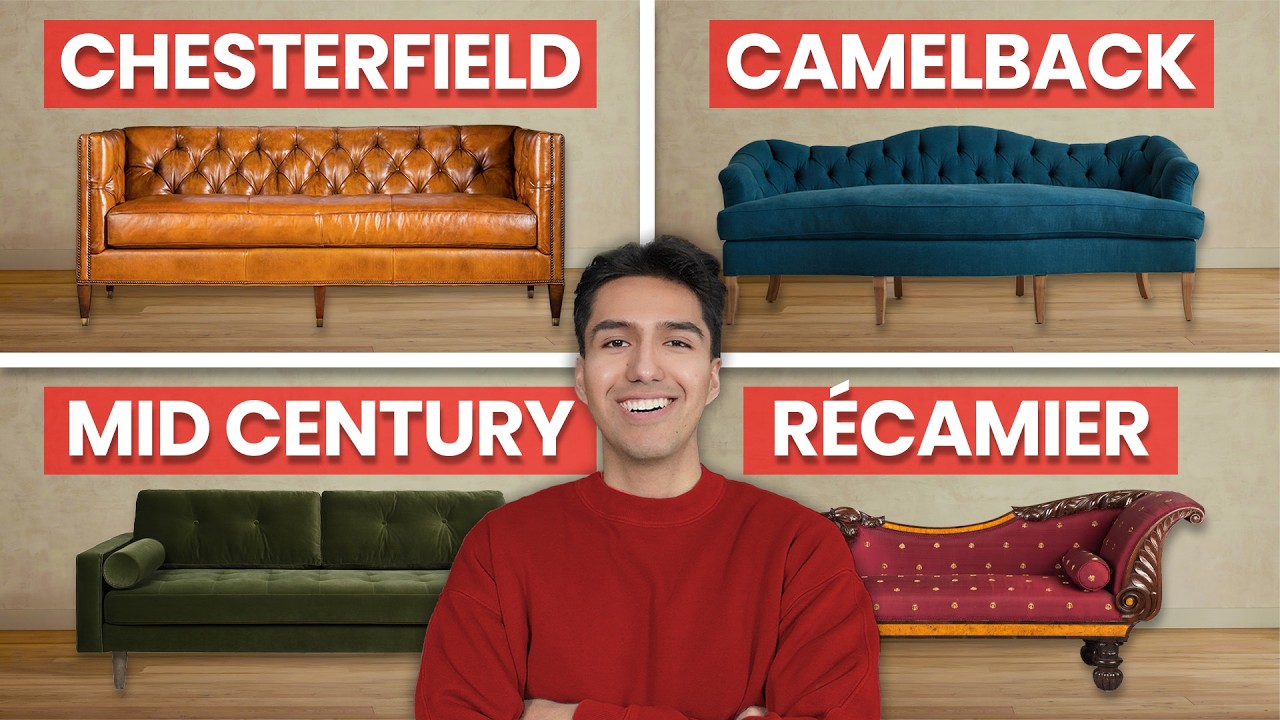 Every Type of Sofa Explained Under 15 Minutes