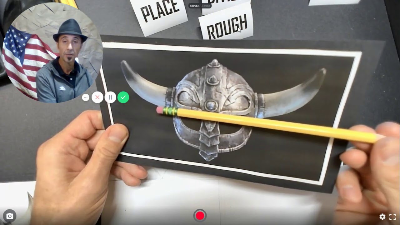 DRAW together VIKING HELMETS - Art today with 