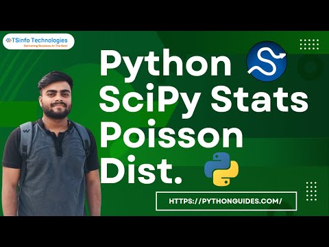 How to use the Poisson dist of Python Scipy | Python SciPy Stats Poisson Dist