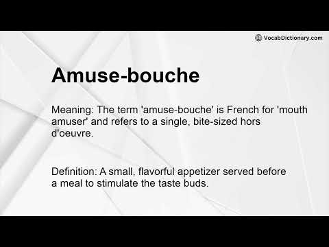 Amuse-bouche Meaning