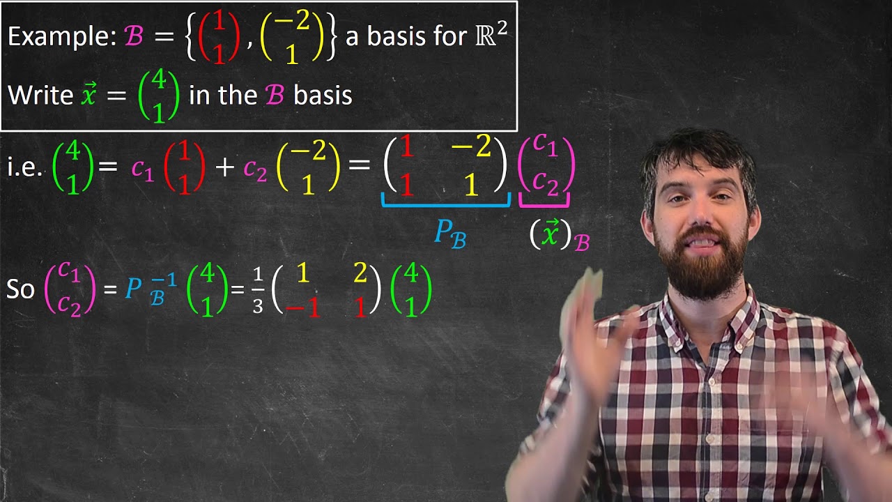 Writing Vectors in a New Coordinate System   **Example**