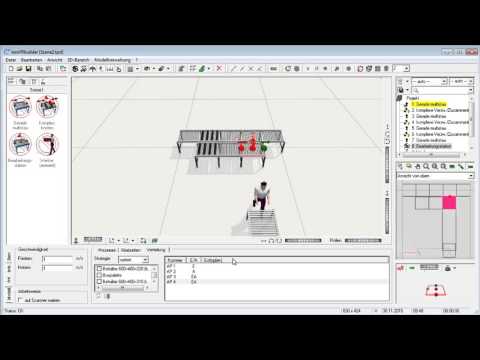 Tutorial: Process definition, 3D simulation and animation of a picking layout