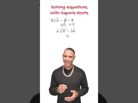 Equations With Square Roots