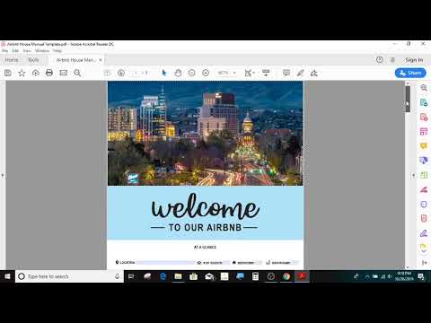 Airbnb House Manual Template for Hosts