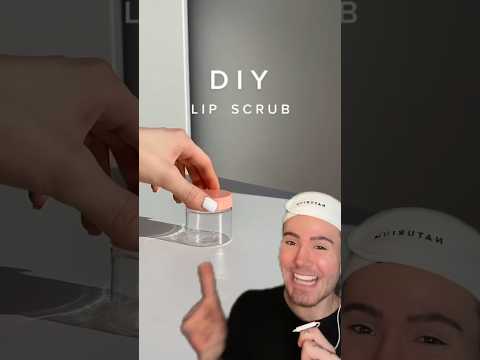 DIY LIP SCRUB!???? (follow for more!????) #diy #diycrafts #beautytips #skincare #skin #beauty