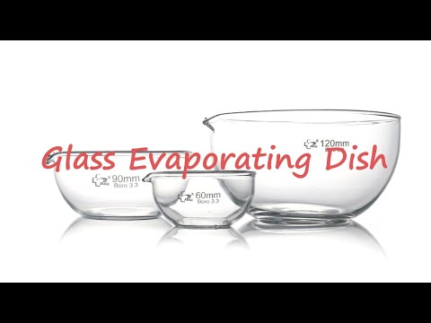 JSHD glass Evaporating Dish