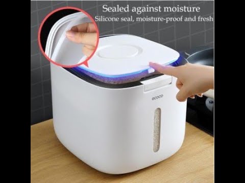 5/10KG Rice Storage Box InsectProof MoistureProof Sealed Rice Dispenser Rice Bucket Rice Box
