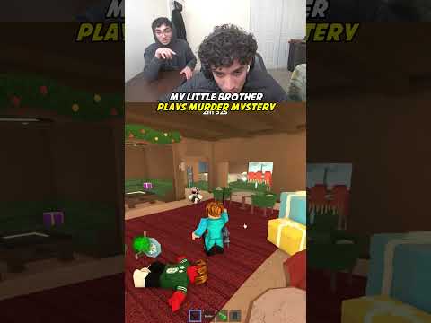 My Little Brother Plays Murder Mystery!