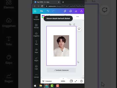 EZ CANVA 🔥 Buat Pas Foto Dalam 7 Detik #canvatutorial #pasfotoediting #tipsandtricks
