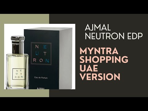 AJMAL NEUTRON EDP , #made in UAE #myntra shopping #blue the chanel #ajmalneutron #myntra #perfume