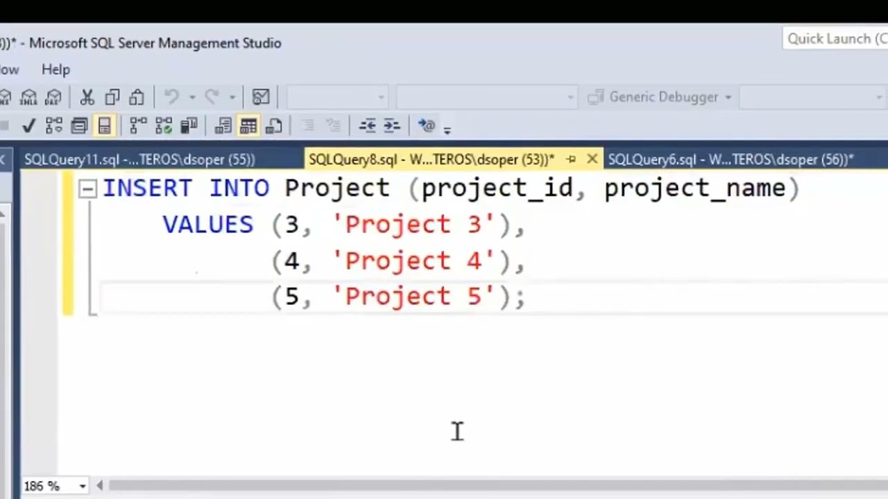 Topic 03, Part 06 - Adding Data using the SQL INSERT INTO Statement