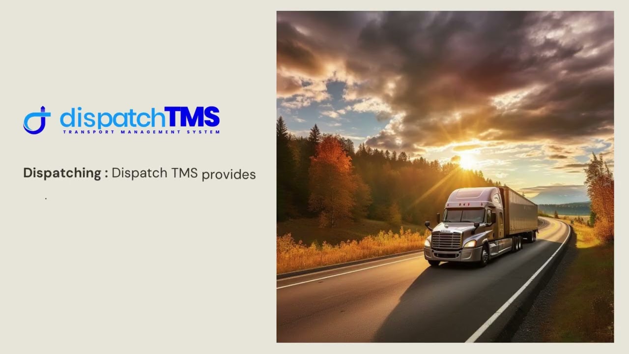 Trucking Dispatch Software - Dispatch TMS