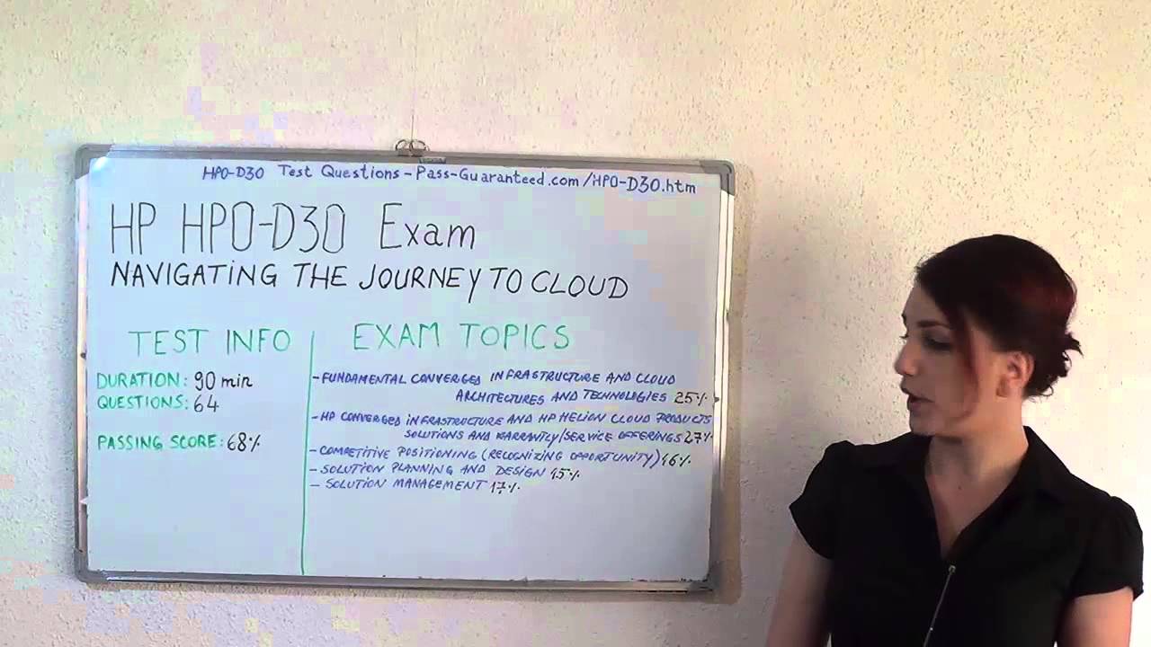 HP0-D30 Test Questions Exam PDF Answers