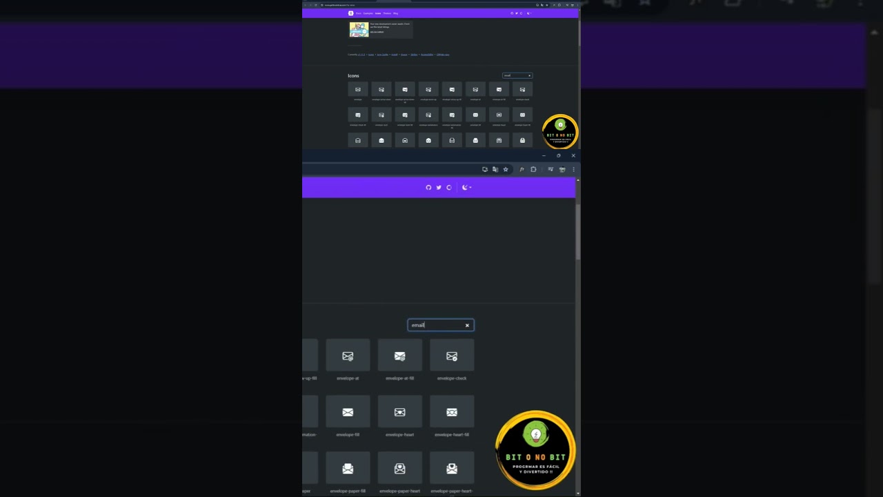 Cómo poner los iconos de Bootstrap #tutorial #desarrolloweb #css #htmldesdecero