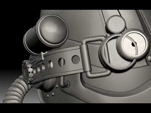 STL file Fallout T45 Power Armor Helmet 1:1 Replica 🪖 ・3D printing ...