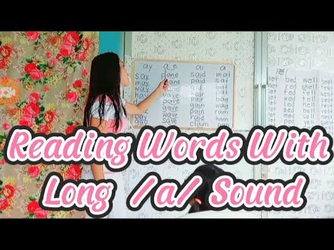 TUTORIAL VLOG # 9 READING WORDS WITH LONG /A/ SOUND