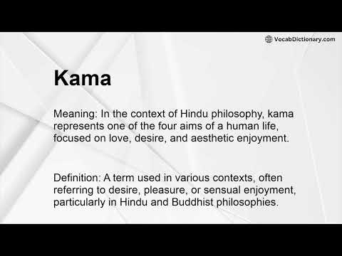 Kama Meaning