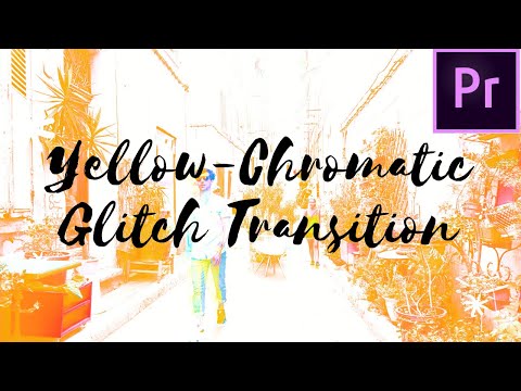 Free White-Yelow Chromatic Glitch Transition Preset + Sound Effect For Premiere Pro-JR Alli Inspired
