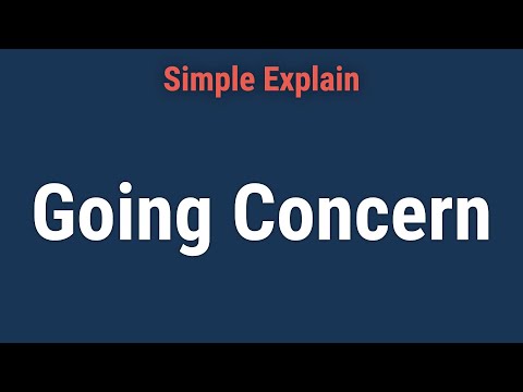 What Does Going Concern Mean?