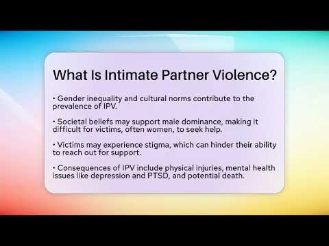 What Is Intimate Partner Violence? - The Sociology Workshop