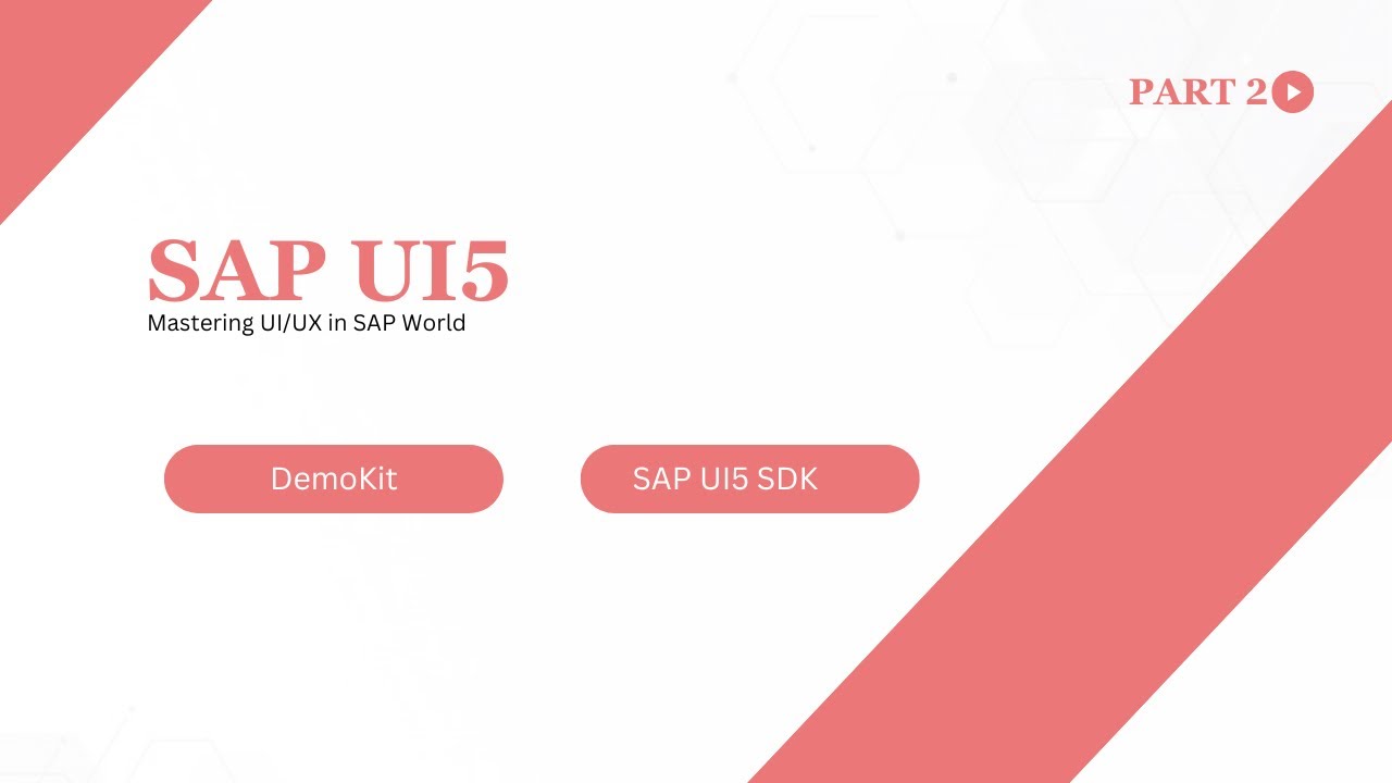 SAPUI5 Demo kit | SAP UI5 SDK | KITS Learning