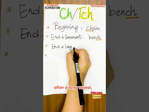 'ch' vs 'tch' : When to use them? | Phonics for Kids | Spelling Rules #shorts #phonics