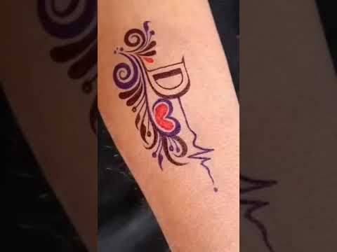 D❤️name love simple Tattoo 😍| SMH