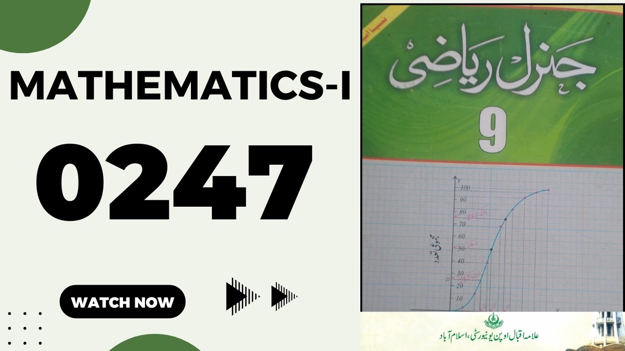 AIOU 247 Guess Paper 2026 Code 247 Past Papers Important Questions