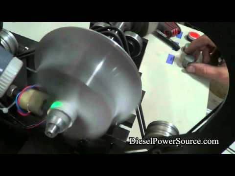 Turbo Balancing Process, Diesel Power Source