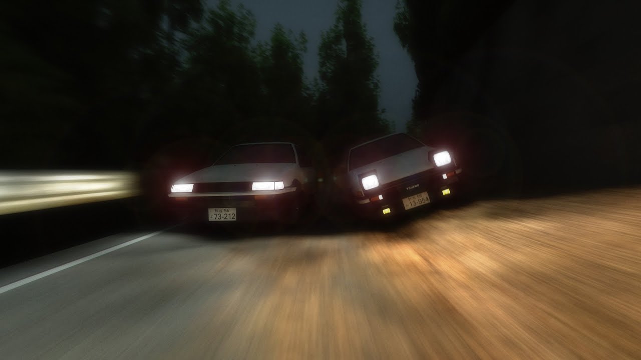 Initial D - Dancing - Lyrics - 720p - (ENG)