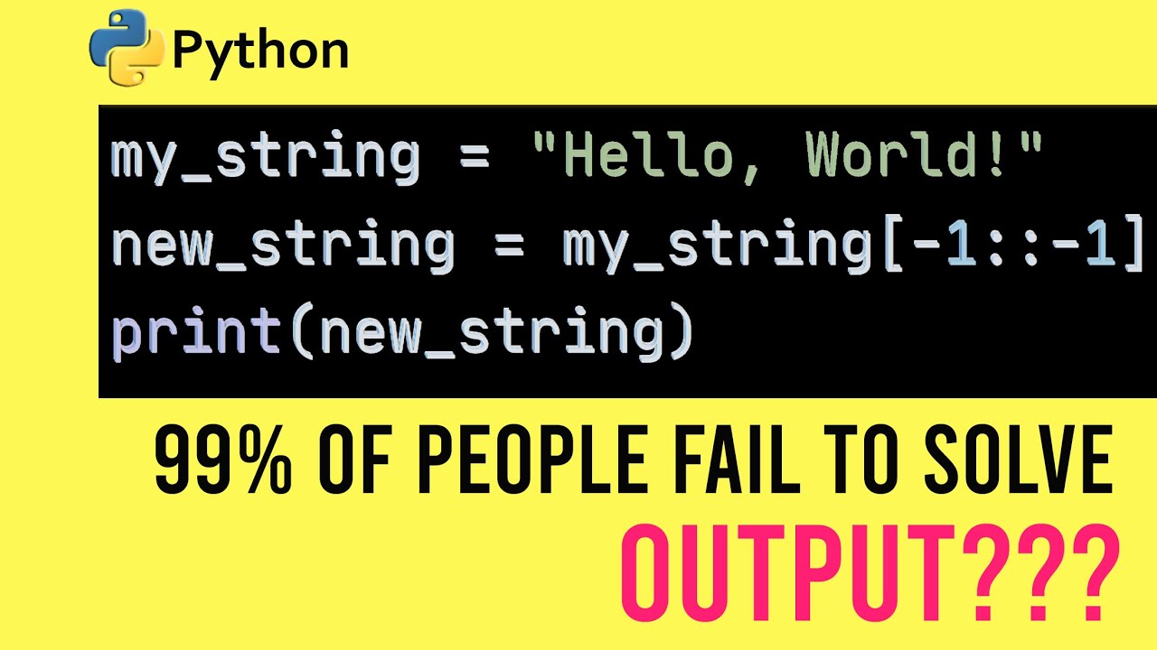 Python Coding Challenge | CodingFacts