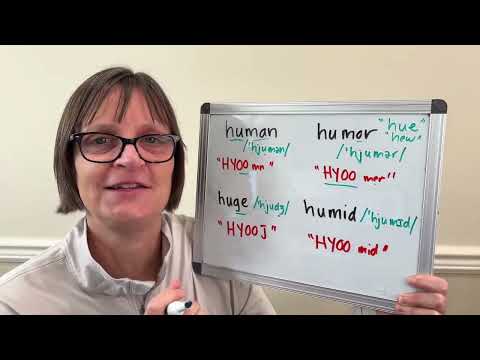 How to Pronounce Human, Humor, Huge, Humid, and other words starting with HU