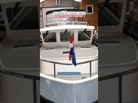 Privateer 50 Liveaboard Trawler Yacht For Sale! #boats #yacht #boat