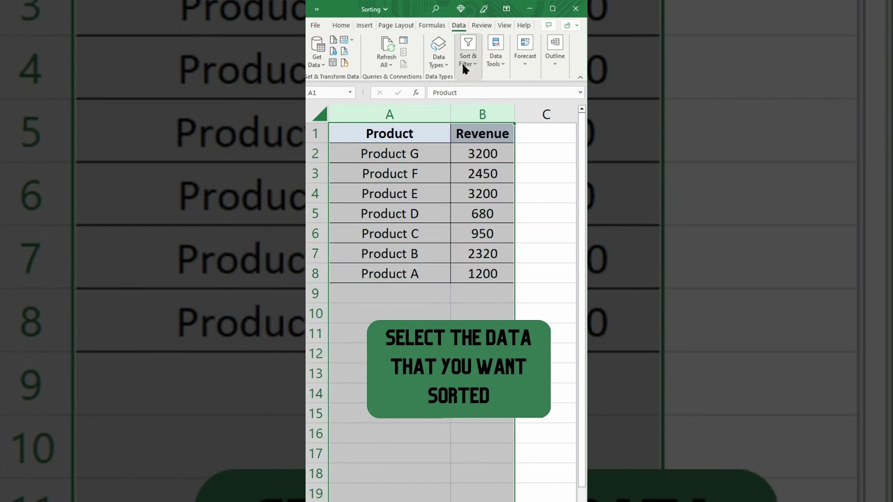 How to Sort Data in Excel - Beginner Tutorial