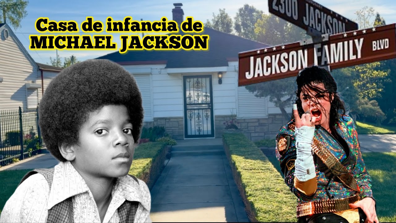 ¡Esta es la humilde casa que vio nacer al REY DEL POP!👑✨
