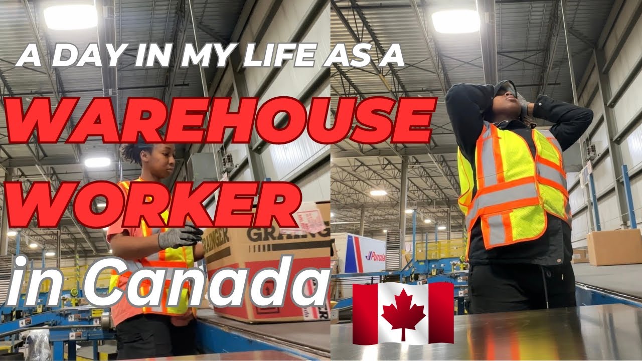 WAREHOUSE WORK IN CANADA | overnight jobs are just not my thing | a day in my life