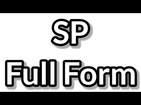 SP Full Form || SP || Full Form || SP Meaning
